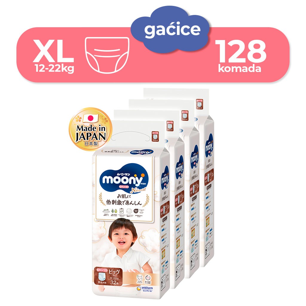 Moony Natural XL gaćice MegaBox | Joko